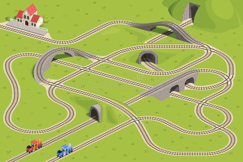 Two Trains Travel on Intersecting Rails. Guess Which Train Will Arrive ...