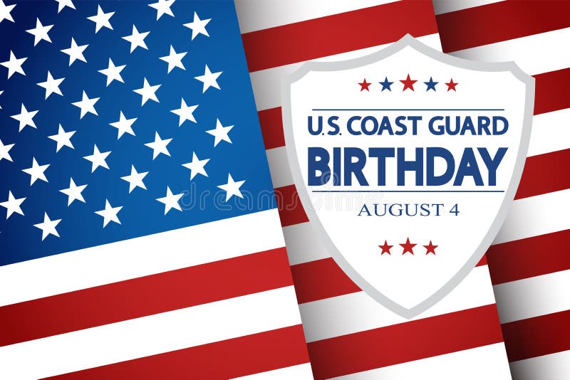 United States Coast Guard Day Banner, Card, Poster. Stock Vector ...