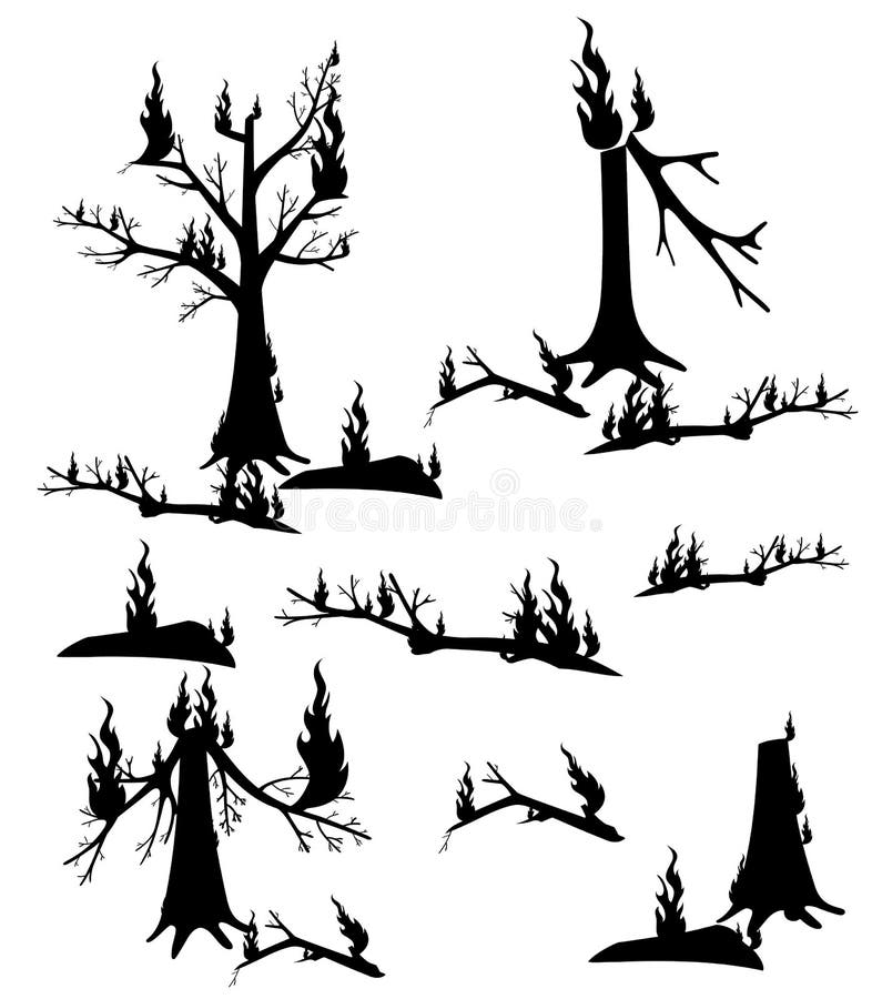 Burnt Tree Stock Illustrations – 765 Burnt Tree Stock Illustrations ...