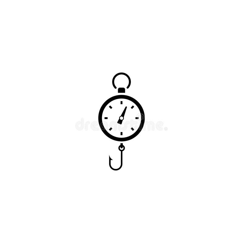 Mechanical Spring Scales Vector Icon Stock Vector - Illustration of ...