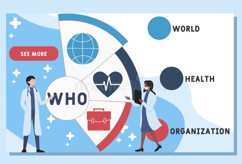 Vector Website Design Template . WHO - World Health Organization ...