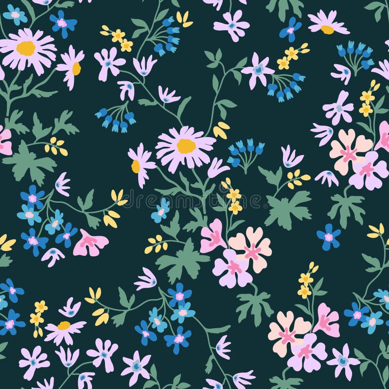 Seamless Vector Pattern in Repeat. Stock Vector - Illustration of ...