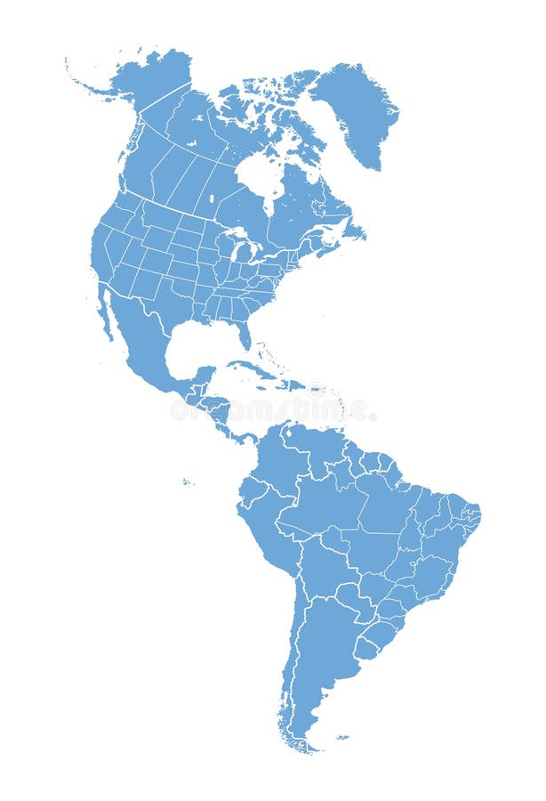 North America Map Outline Stock Illustrations – 46,193 North America ...