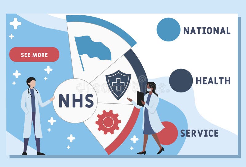 NHS - National Health Service. Medical Concept. Vector Illustration ...