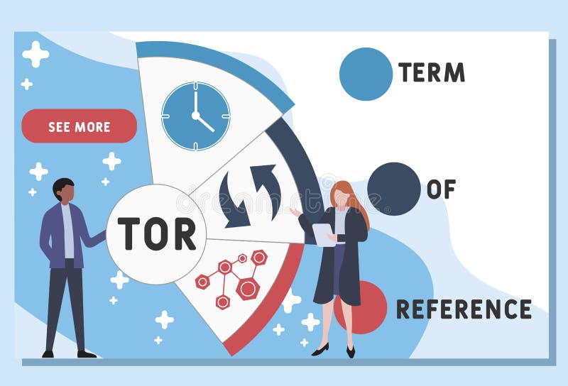 Vector Website Design Template . TOR - Term of Reference Acronym ...