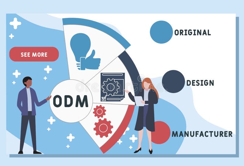 Vector Website Design Template . ODM - Original Design Manufacturer ...