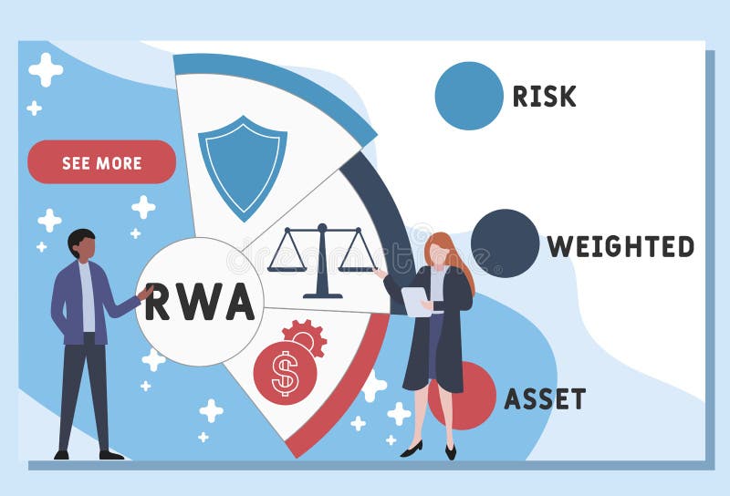 RWA - Risk Weighted Asset Acronym, Business Concept. Stock Vector ...