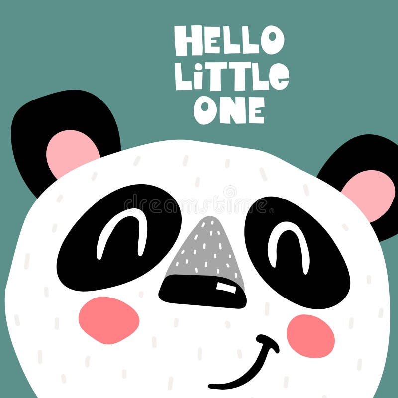Hello Panda Inside Boots Cartoon Character. Vector Illustration. Gift ...