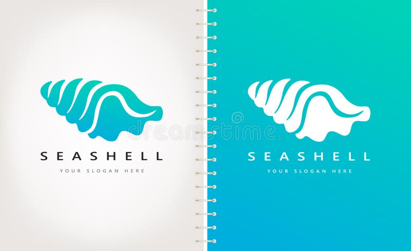 Shell Logo. Mollusk Vector. Stock Vector - Illustration of snail ...
