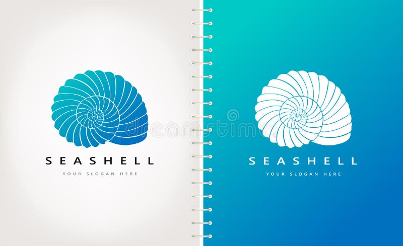 Shell Logo. Mollusk Vector. Stock Vector - Illustration of snail ...