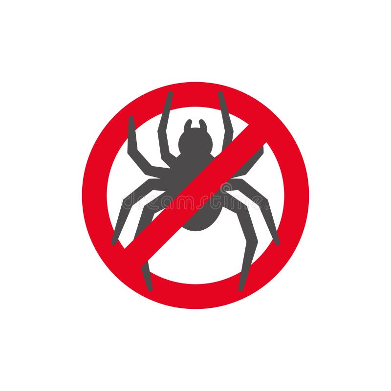 Sign Forbidden To Kill Insects in a Flat Style. Stock Vector ...