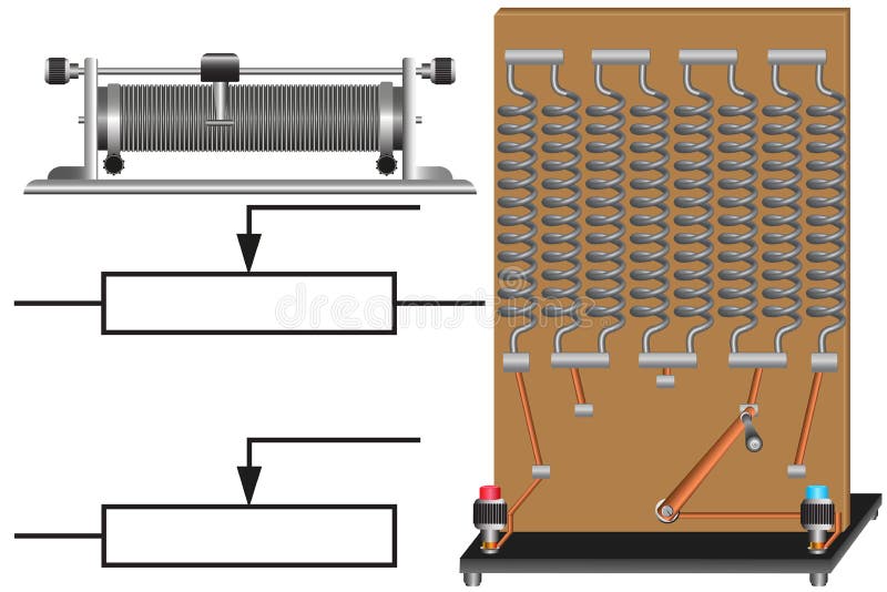 The Rheostat is a Physical Device. Stock Vector - Illustration of ...