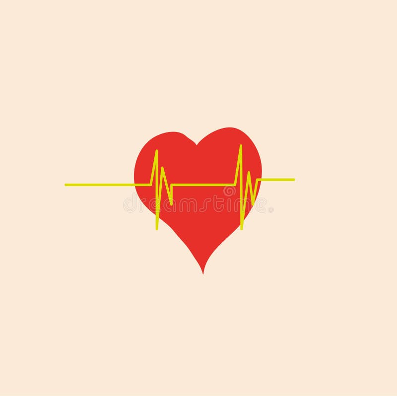 Poster with Cardiogram Design To Celebrate World Heart Day, Vector ...