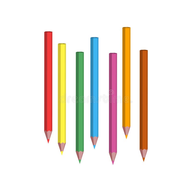 Seven Pencils Stock Illustrations – 85 Seven Pencils Stock ...