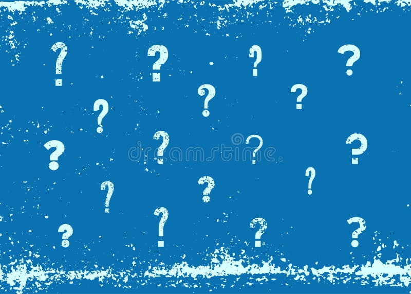 Question Mark Typographical Grunge Vintage Style Poster. Retro Vector ...