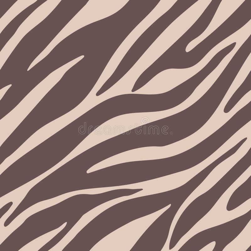 Seamless Pattern - Zebra. Animal Print. Colorful Vector in Flat Style ...