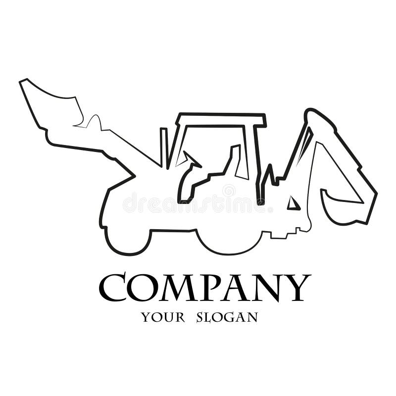 Backhoe Drawing Stock Illustrations – 1,734 Backhoe Drawing Stock ...