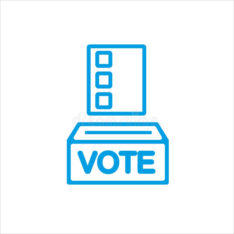 Voting, Ballot Icon Vector Illustration Stock Vector - Illustration of ...