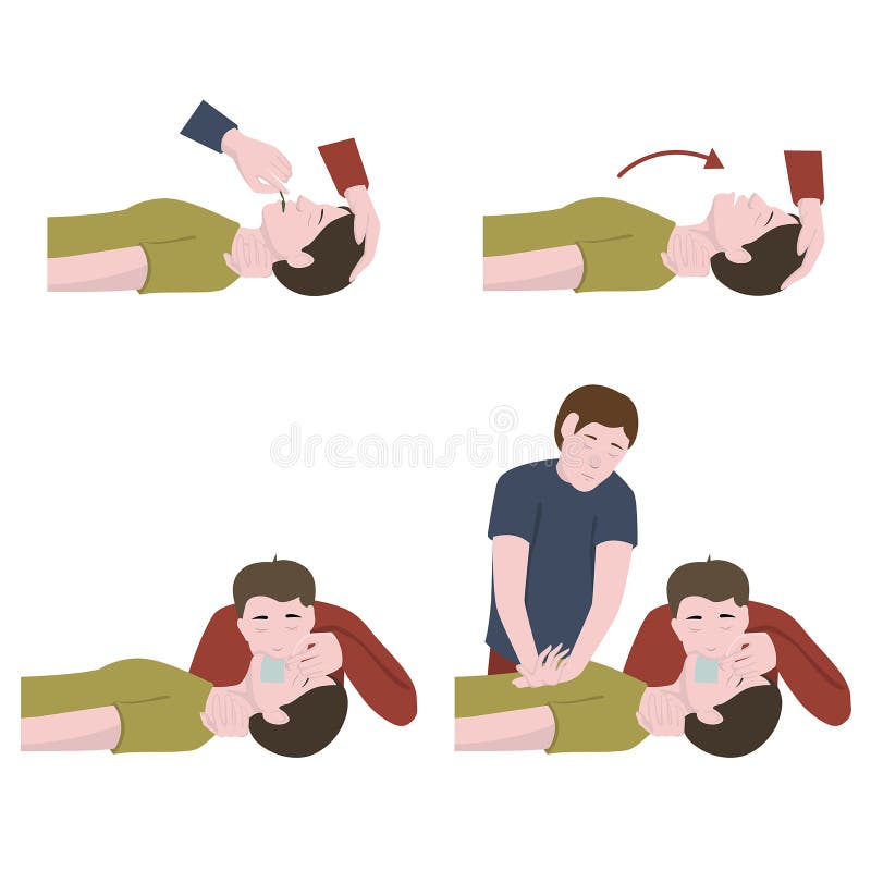 Artificial Respiration Man Stock Illustrations – 68 Artificial ...