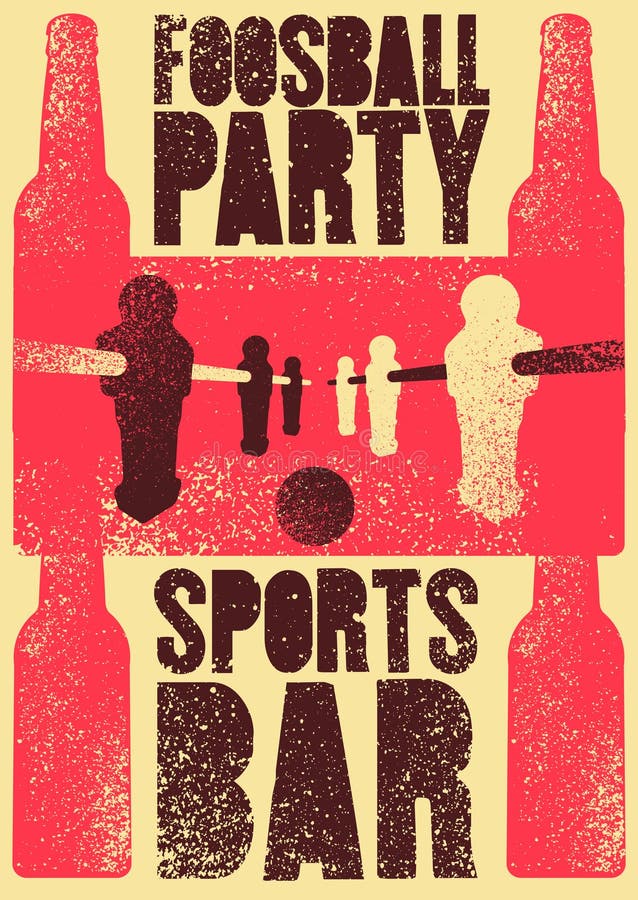 Foosball Poster Stock Illustrations – 60 Foosball Poster Stock ...