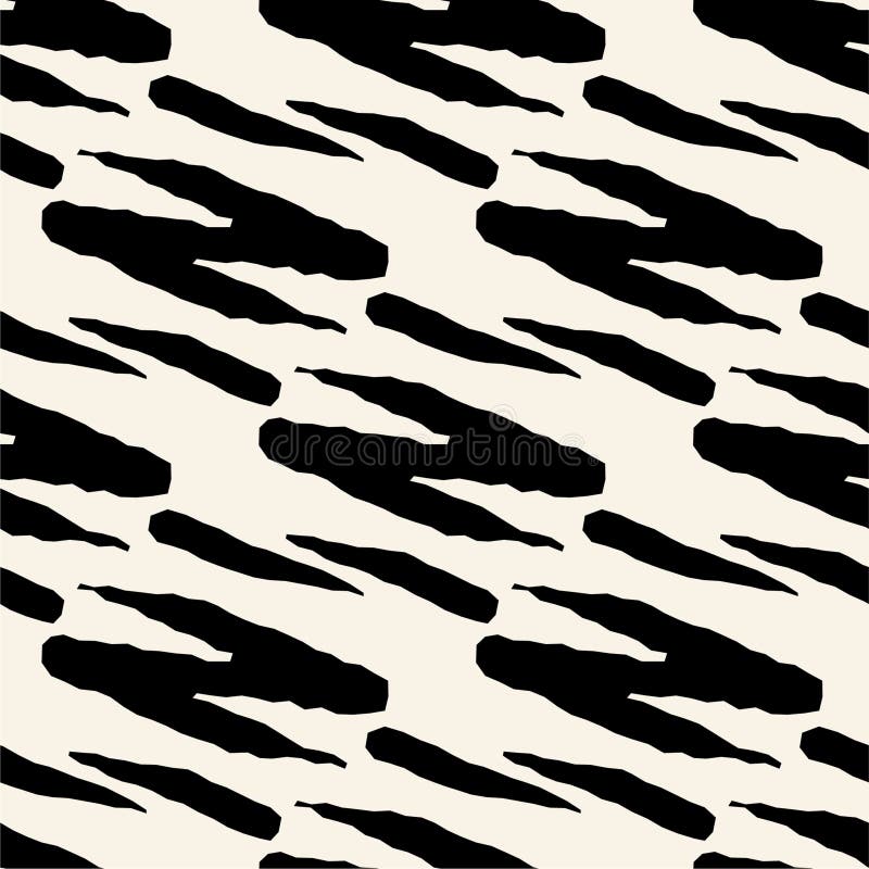 Vector Seamless Pattern with Hand-drawn Dashes. Stock Vector ...