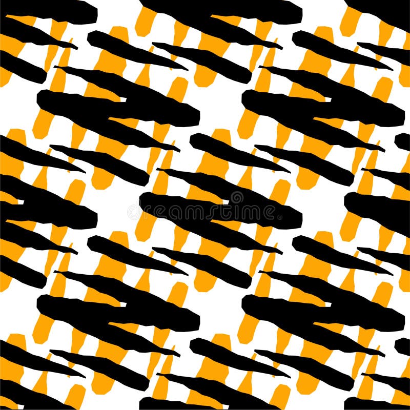 Vector Seamless Pattern with Hand-drawn Dashes. Stock Vector ...