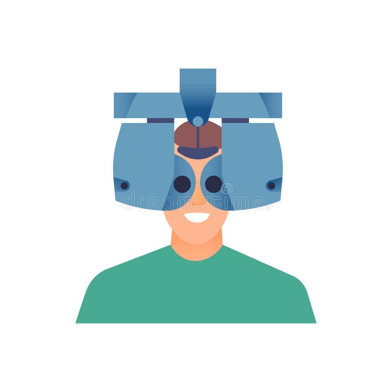 Ophthalmology. Eye Test and Prescription Glasses Stock Vector ...