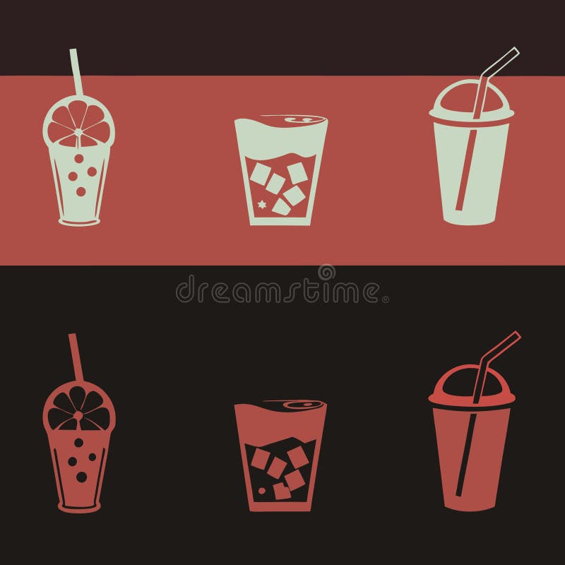 This Set of Cocktail Logos for a Summer Bar Features Stylish and ...