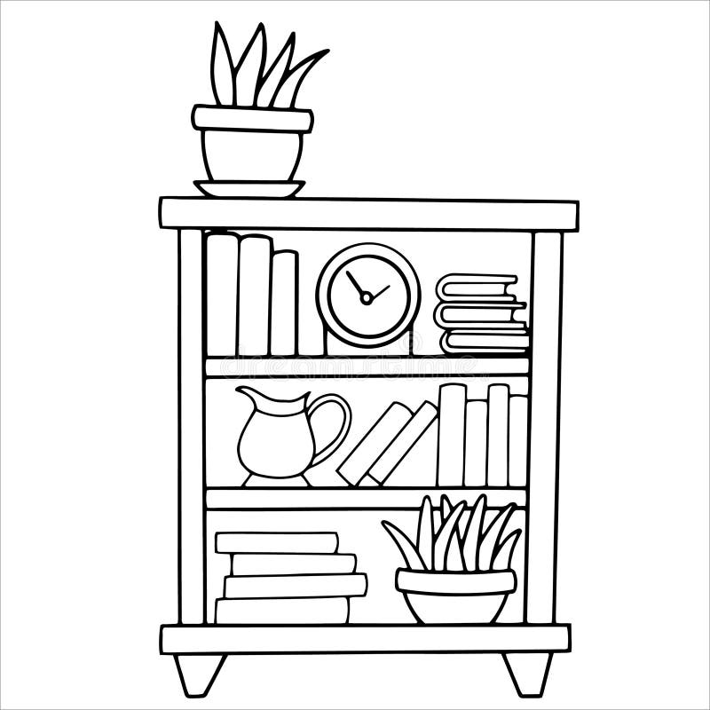 Cupboard Drawing Stock Illustrations – 2,860 Cupboard Drawing Stock ...