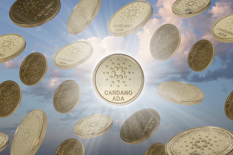 Ð¡ardano coins editorial photo. Image of cash, finance - 248743961
