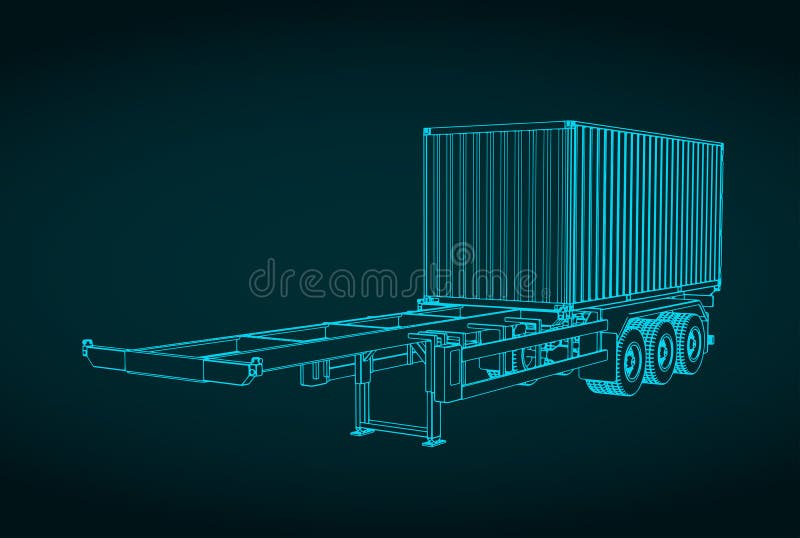 Shipping Container Drawings Stock Illustrations – 127 Shipping ...