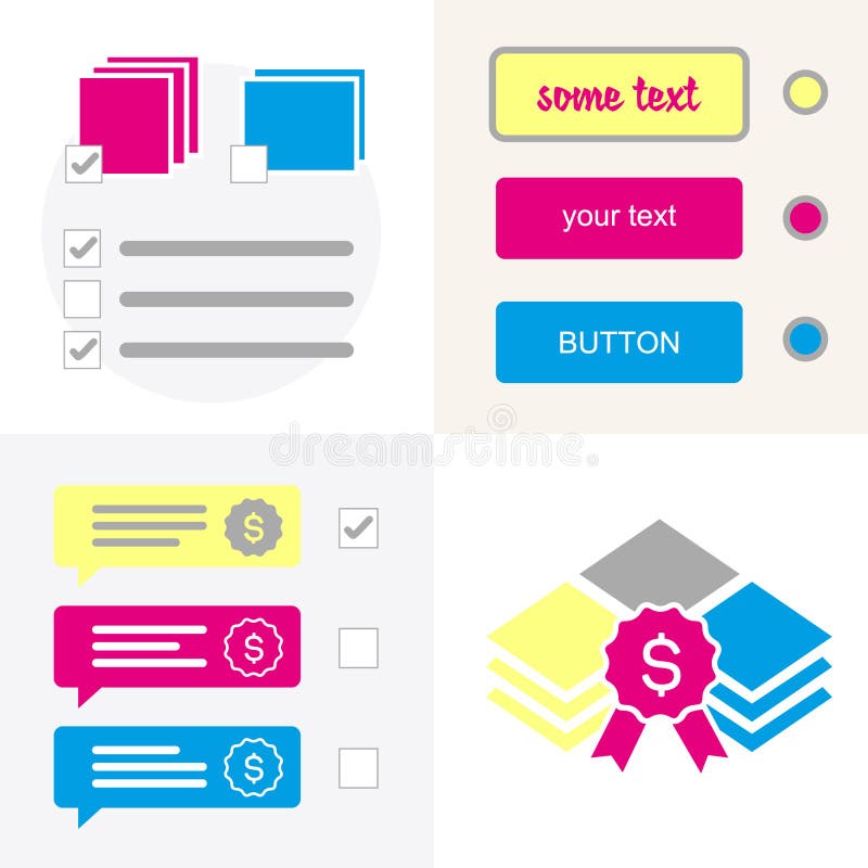 Ð¡ustomer Choice Chat Messages Stock Vector - Illustration of mobile ...