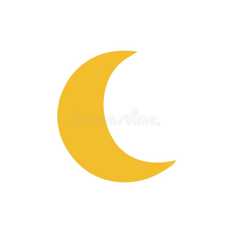 Yellow Crescent Moon Stock Illustrations – 4,506 Yellow Crescent Moon ...