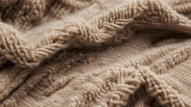 Woolen Fabric, Animal Hair Spun into Yarn and Woven Fabric, AI ...