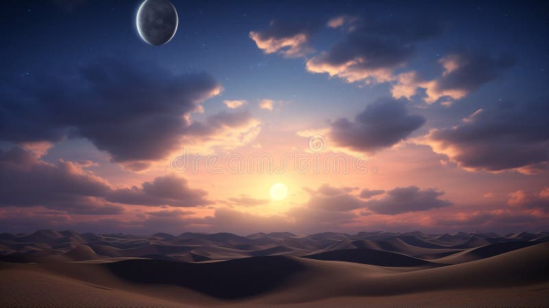 Creation. Genesis Background of the Black Night Sky, Stock Illustration ...