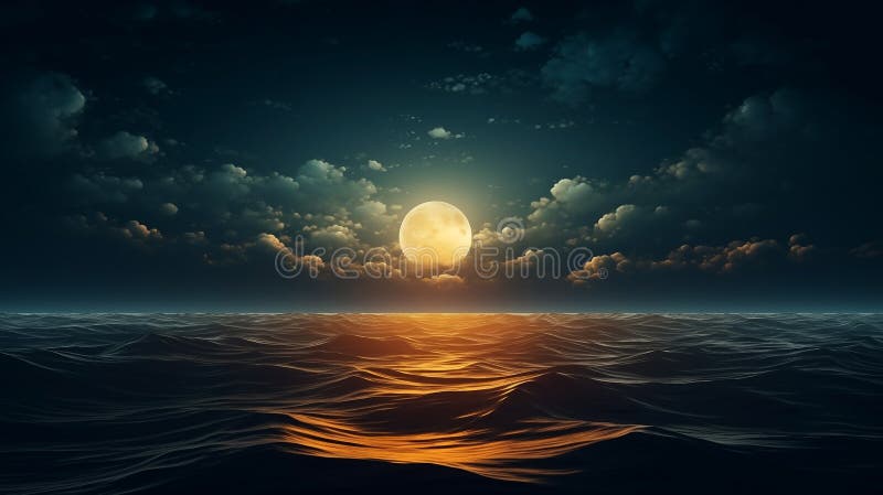 Creation. Genesis Background of the Black Night Sky, Stock Illustration ...