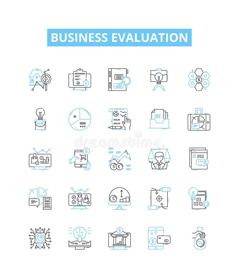 业务评估矢量线图标集. 评估评估评估评估评估 向量例证. 插画 包括有 探查, 批评, 调查, 试演, 估计 - 272750200