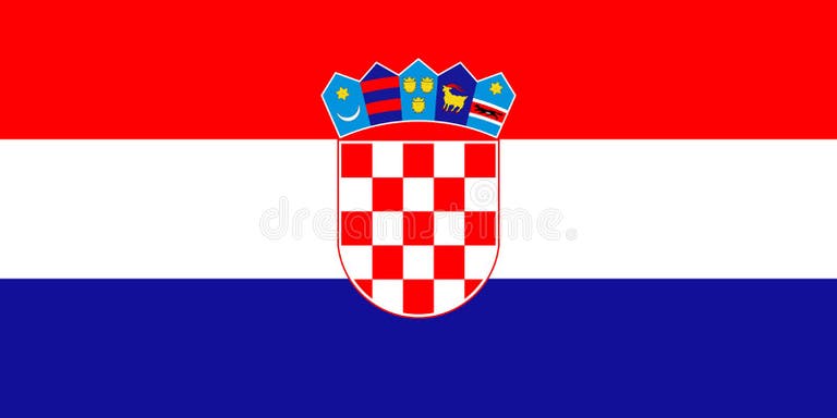 克罗地亚国旗 矢量插图 萨格勒布 向量例证. 插画 包括有 国家（地区）, 已分解, 图标, 红色, 巴尔干 - 158344521