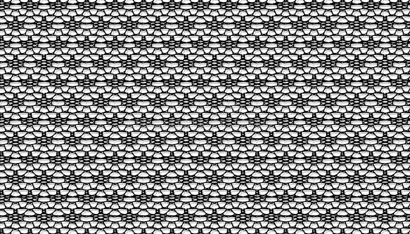 Vector Seamless Pattern. Jacquard Mesh Lace Fabric. Stock Vector ...