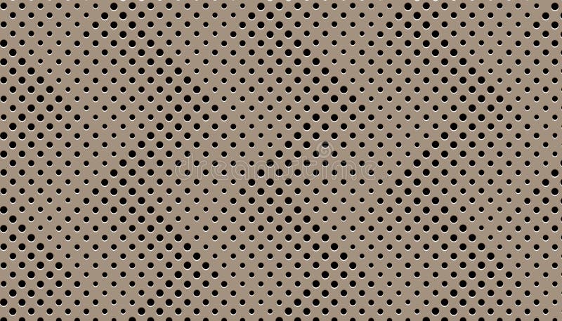 Metal Perforated Pattern Texture Mesh Background.Vector Seamless ...