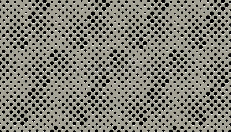 Metal Perforated Pattern Texture Mesh Background.Vector Seamless ...