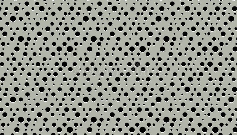 Metal Perforated Pattern Texture Mesh Background.Vector Seamless ...