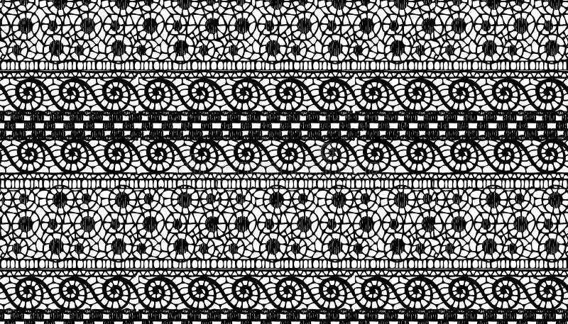 Vector Lace Pattern with Leaves. Jacquard Mesh Lace Fabric. Stock ...