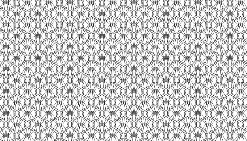 Vector Seamless Pattern. Jacquard Mesh Lace Fabric. Stock Vector ...
