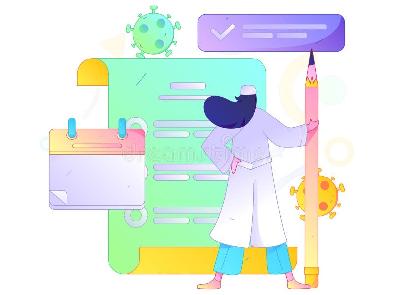 Medical Characters Fighting the Epidemic Flat Vector Concept Operation ...