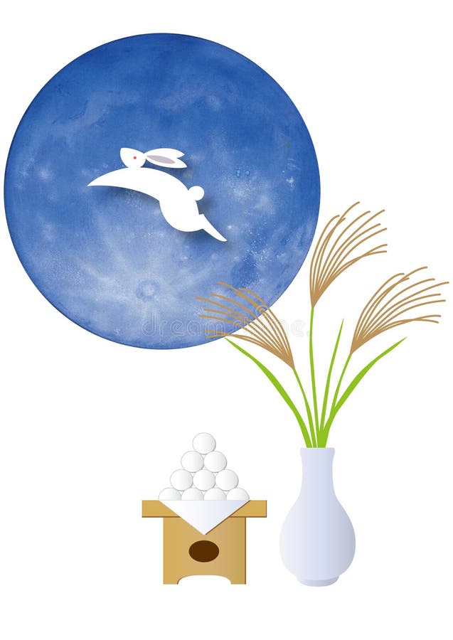 Full Moon on the Fifteenth Night and Offerings of Moon-viewing Rice ...