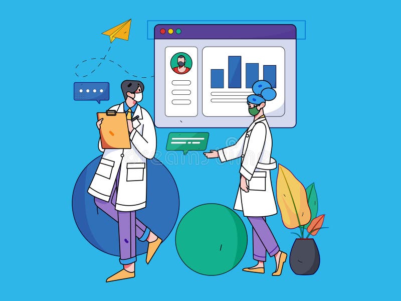 Medical Characters Fighting the Epidemic Flat Vector Concept Operation ...