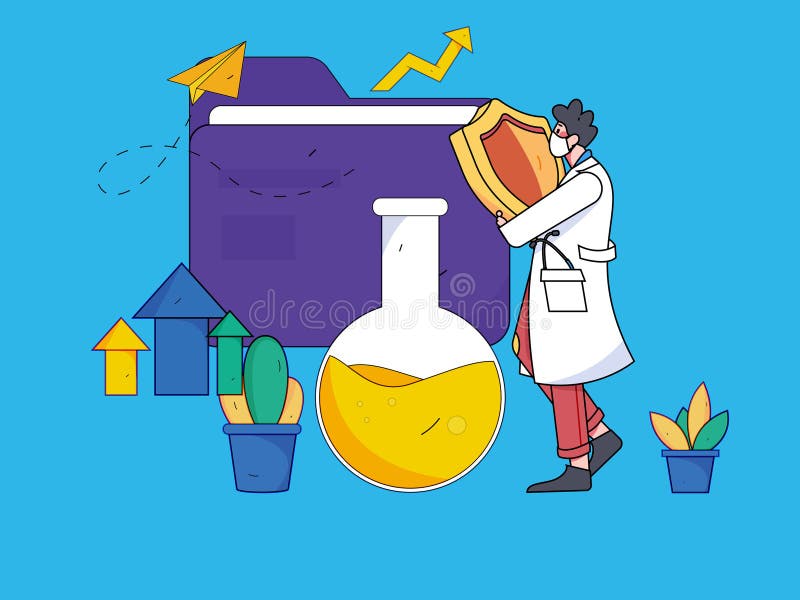 Medical Characters Fighting the Epidemic Flat Vector Concept Operation ...