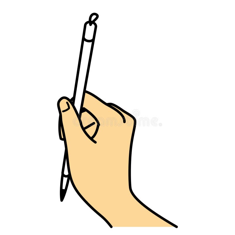 Hand Writing on Paper, Drawing on Paper, Illustration Image Stock Photo ...