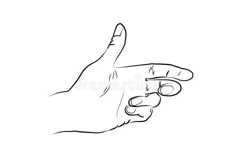 Hand 库存例证. 插画 包括有 拳头, 索引, 指针, 掌上型计算机, 露指手套, 指示符, 爪子, 游标 - 56974190